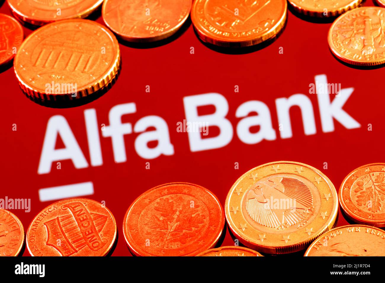 Logo de la banque alfa Banque de photographies et d’images à haute ...