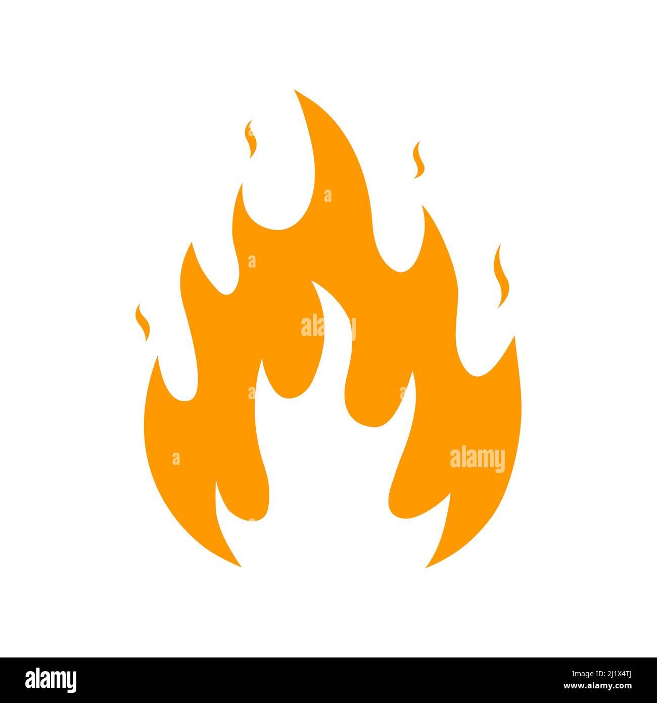 Panneau de danger orange Banque d'images vectorielles - Alamy