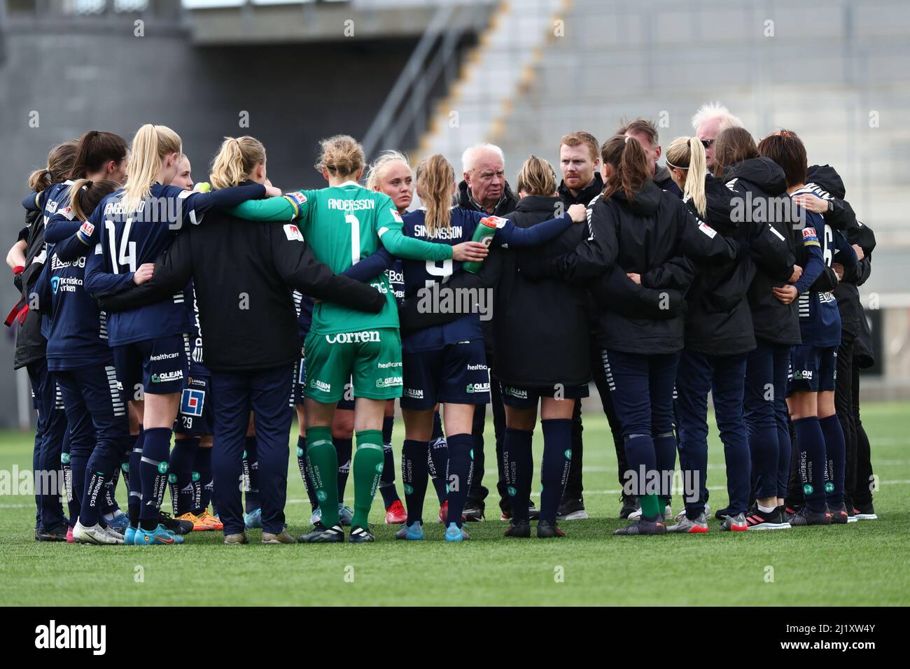 Linköpings FC après le match de dimanche dans le Damallsvenskan entre ...
