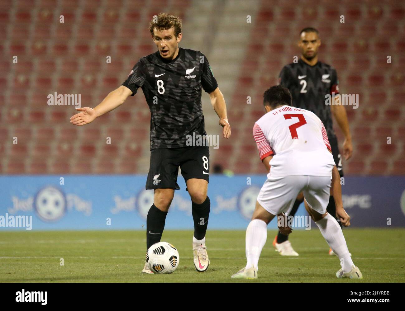 DOHA, QATAR - MARS 27: Joe Bell de la Nouvelle-Zélande concurrence pour ...