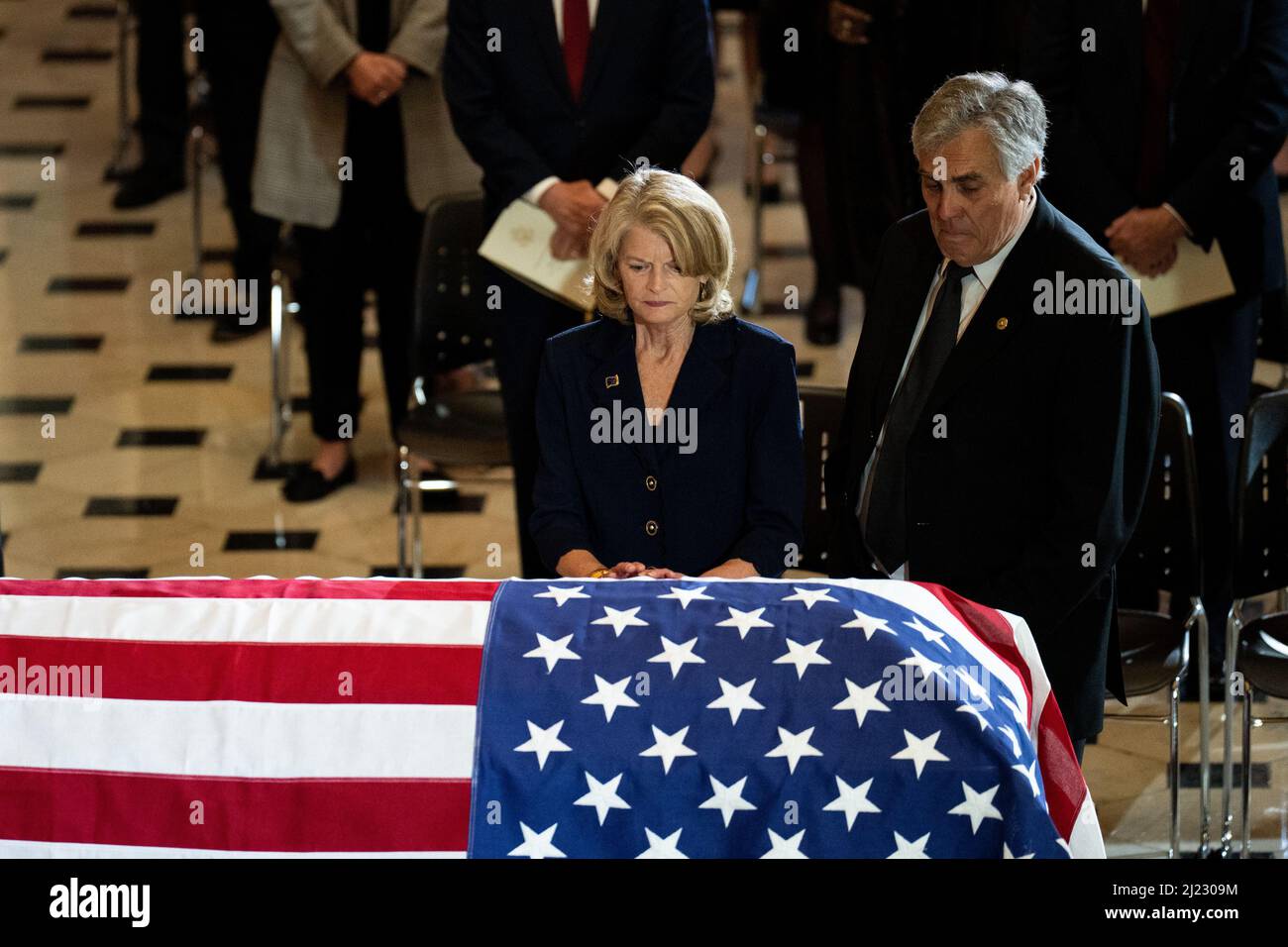 Washington, États-Unis. 29th mars 2022. La sénatrice Lisa Murkowski, R ...