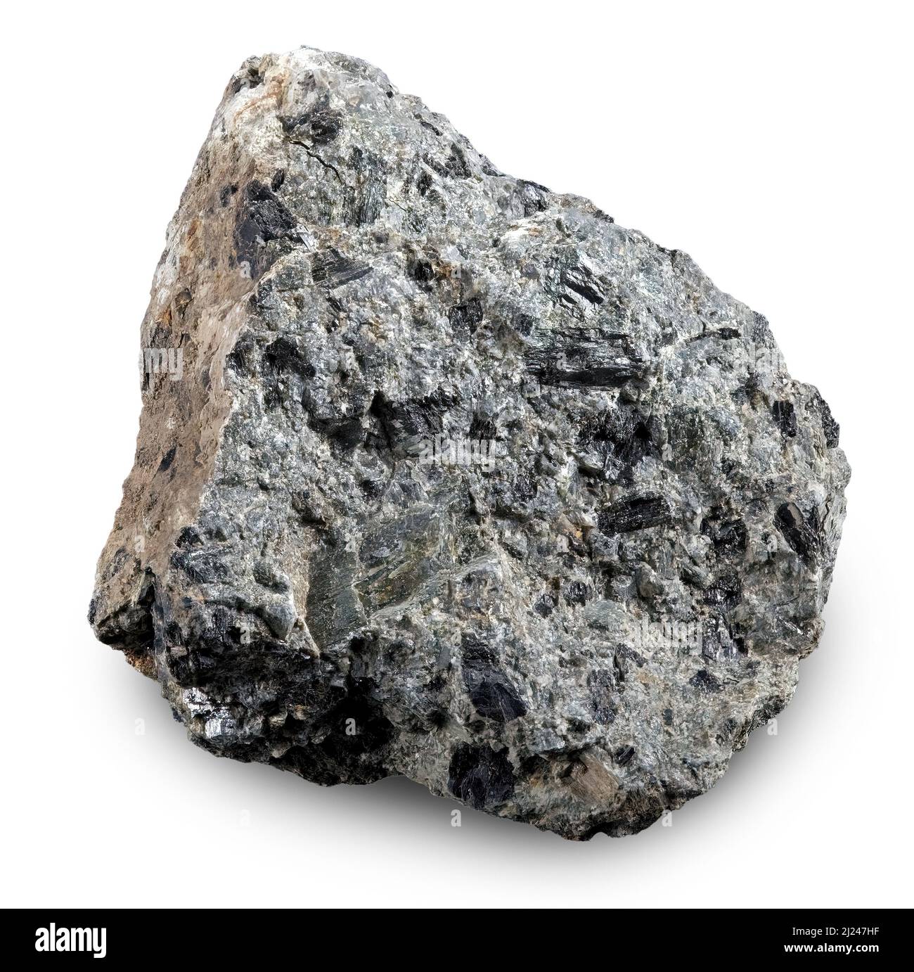 Andesite porphyry igneous rock Banque d'images détourées - Alamy