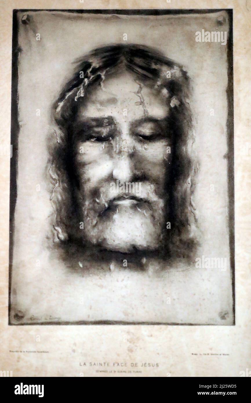 Sainte face de jésus Banque de photographies et d’images à haute ...