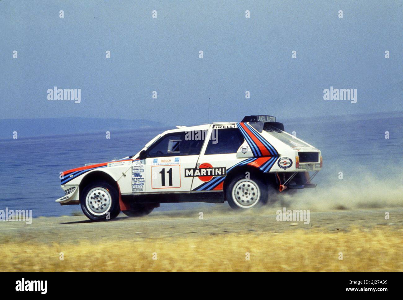 Mikael ericsson (swe) lancia delta s4 Banque de photographies et d ...