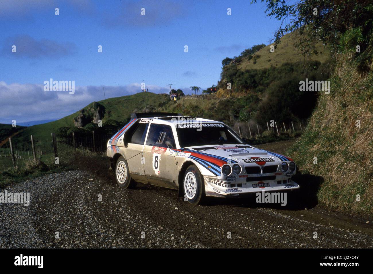 Mikael ericsson (swe) lancia delta s4 Banque de photographies et d ...
