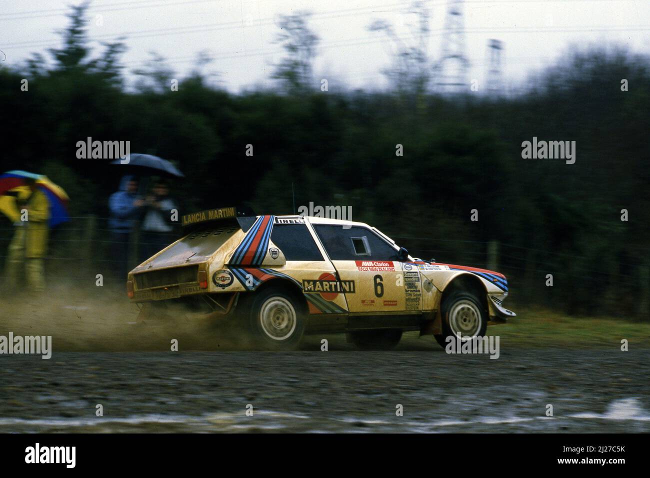 Mikael ericsson (swe) lancia delta s4 Banque de photographies et d ...