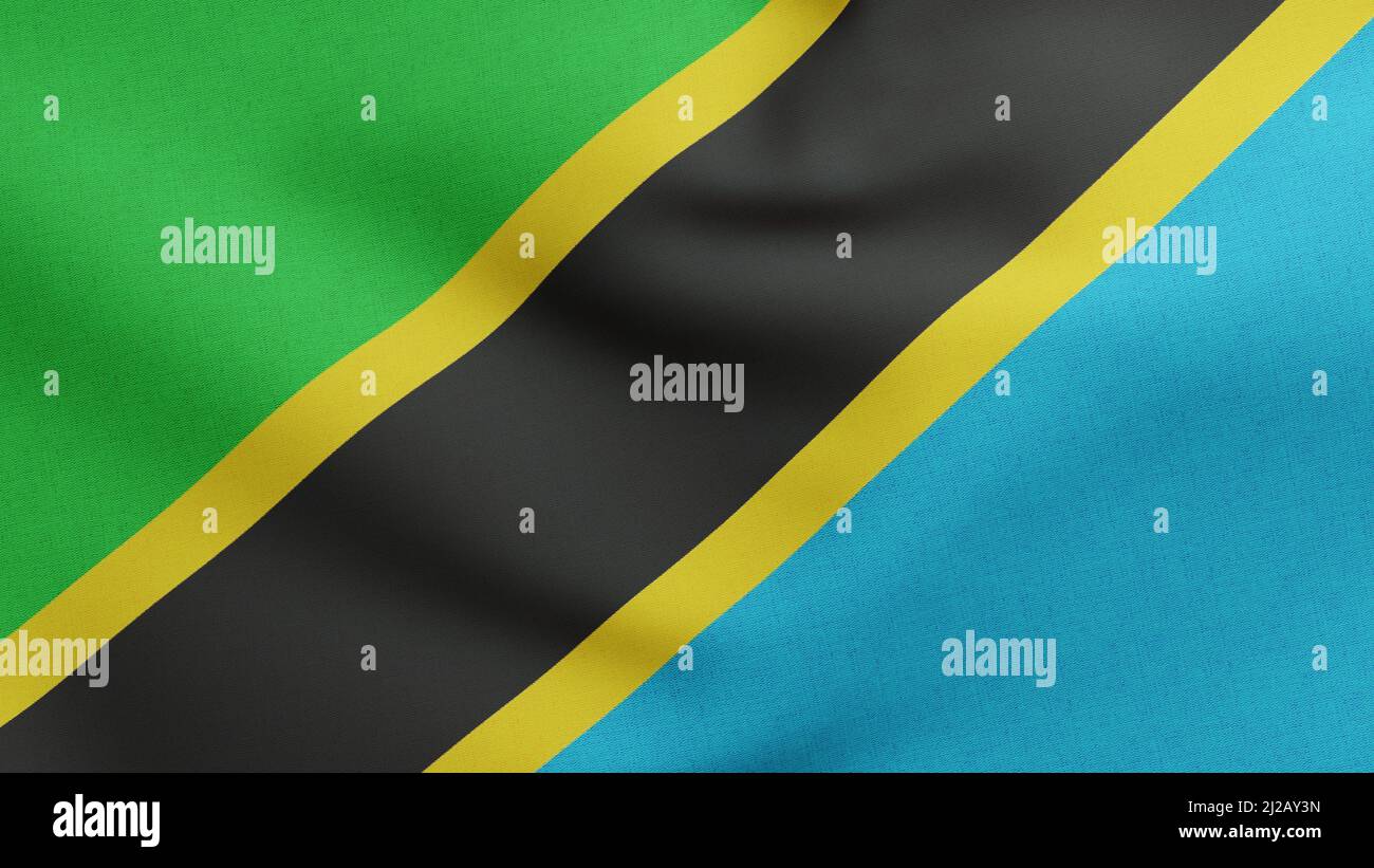 Drapeau national de la tanzanie Banque de photographies et d’images à ...