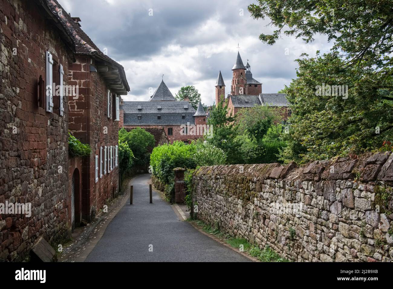 Collonges la Rouge (sud de la France) : village enregistré comme l'un ...