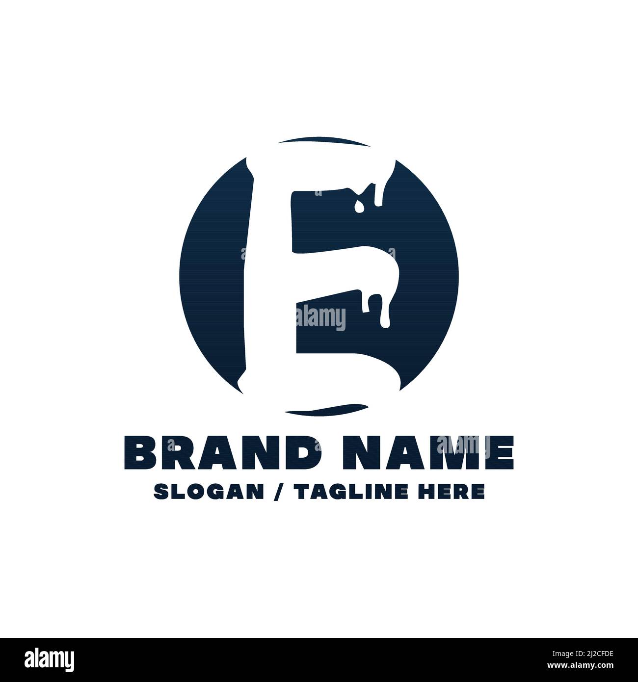 Modèle de logo lettre E. Ce logo convient parfaitement à tout type d ...