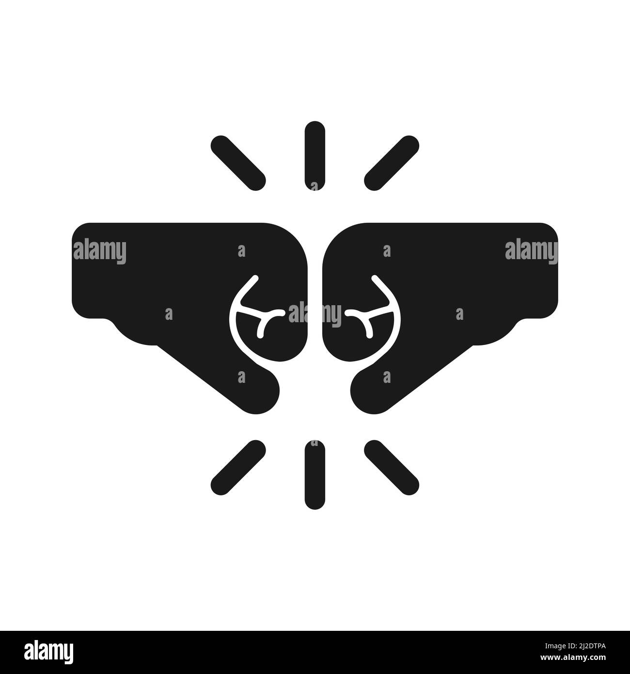 Geste de respect Banque d'images noir et blanc - Alamy