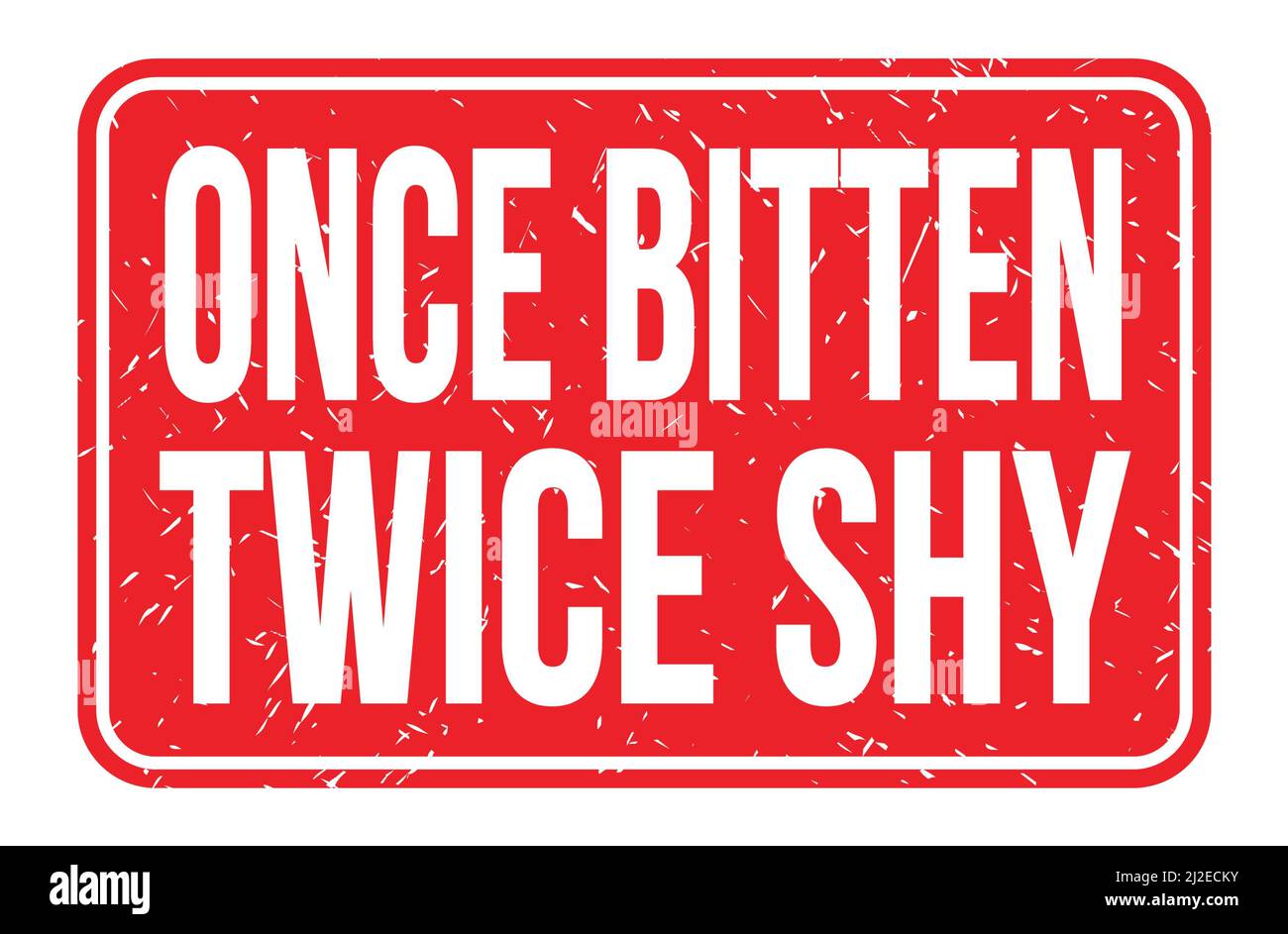Une fois mordu deux fois timide Banque de photographies et d’images à ...