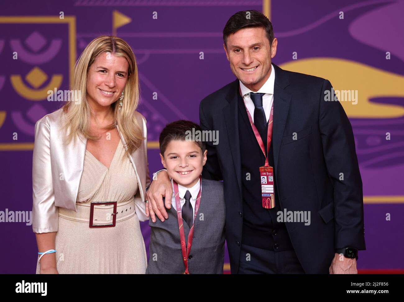 Paula zanetti and javier zanetti Banque de photographies et d’images à ...