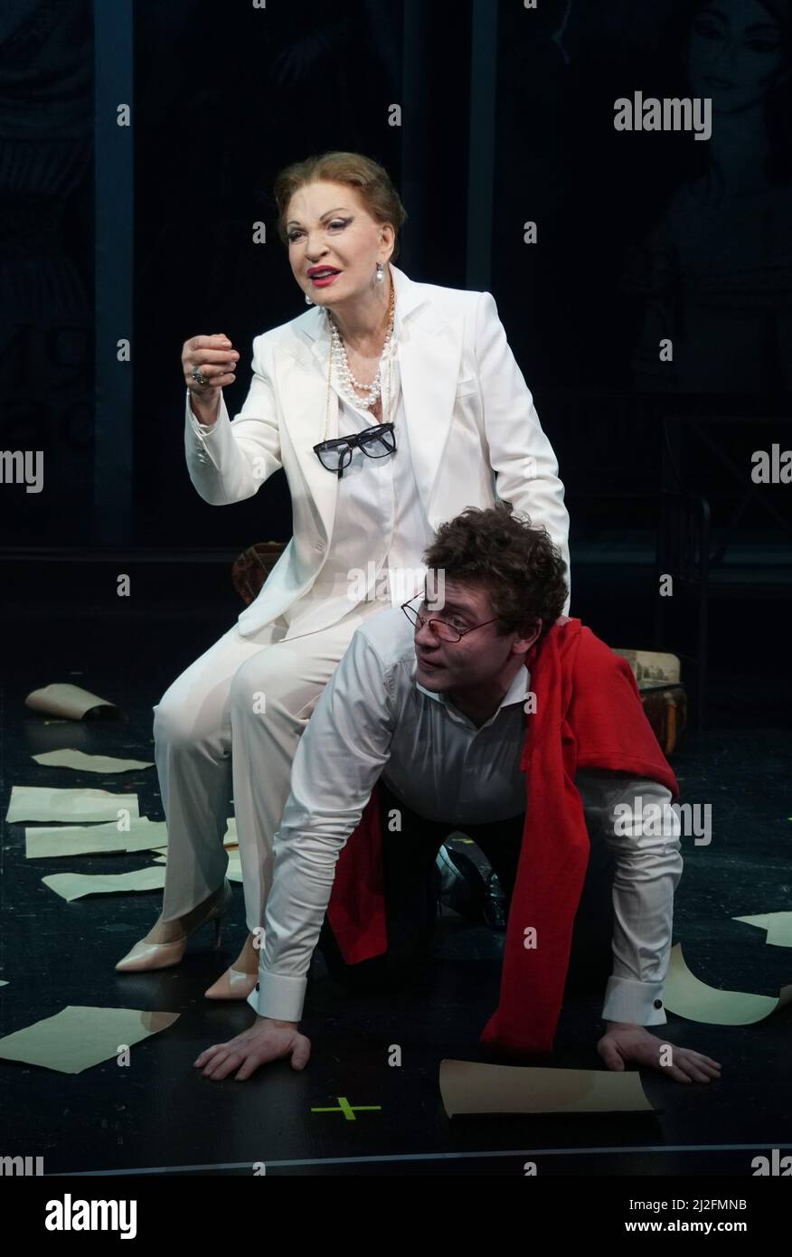 25 mars 2022. - Russie, Moscou. - Le Théâtre Vakhtangov. Production de la « classe de maître ...