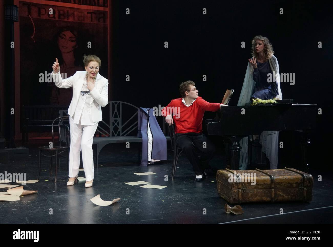 25 mars 2022. - Russie, Moscou. - Le Théâtre Vakhtangov. Production de la « classe de maître ...