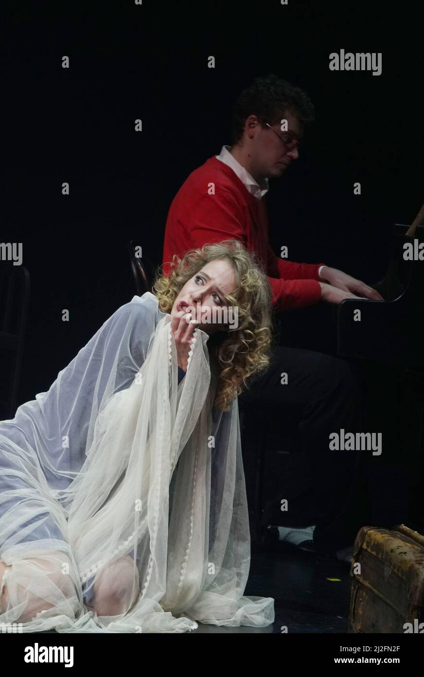 25 mars 2022. - Russie, Moscou. - Le Théâtre Vakhtangov. Production de la « classe de maître ...