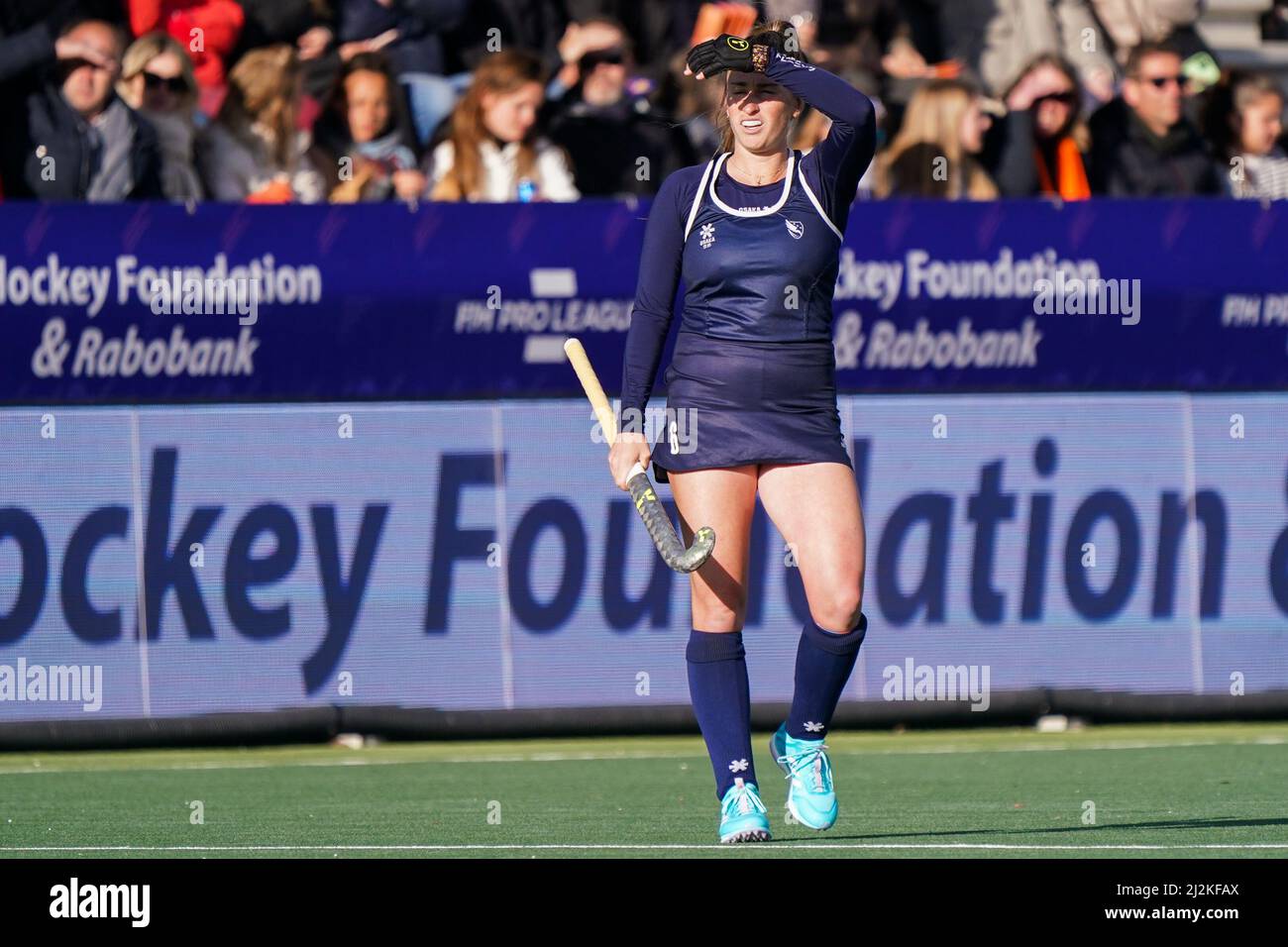 AMSTELVEEN, PAYS-BAS - AVRIL 2 : Megan Rodgers des États-Unis lors du ...