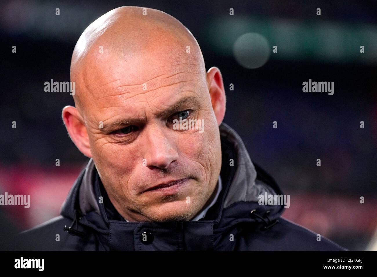 ROTTERDAM, PAYS-BAS - AVRIL 2 : entraîneur-chef Kevin Hofland de Willem ...