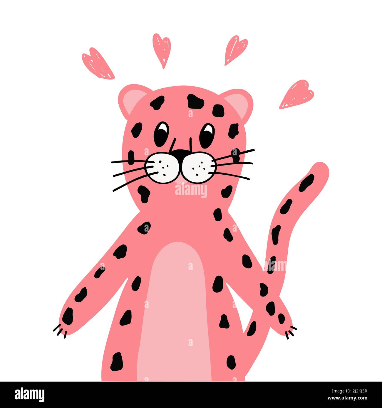 Pink panther poster Banque d'images vectorielles - Alamy