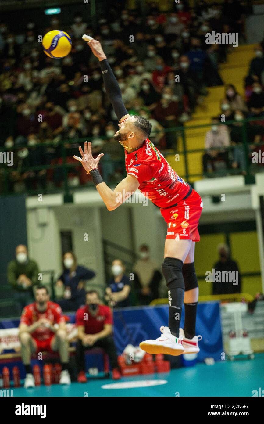 Arena di Monza, Monza, Italie, 02 avril 2022, Juantorena Osmany (Lube ...