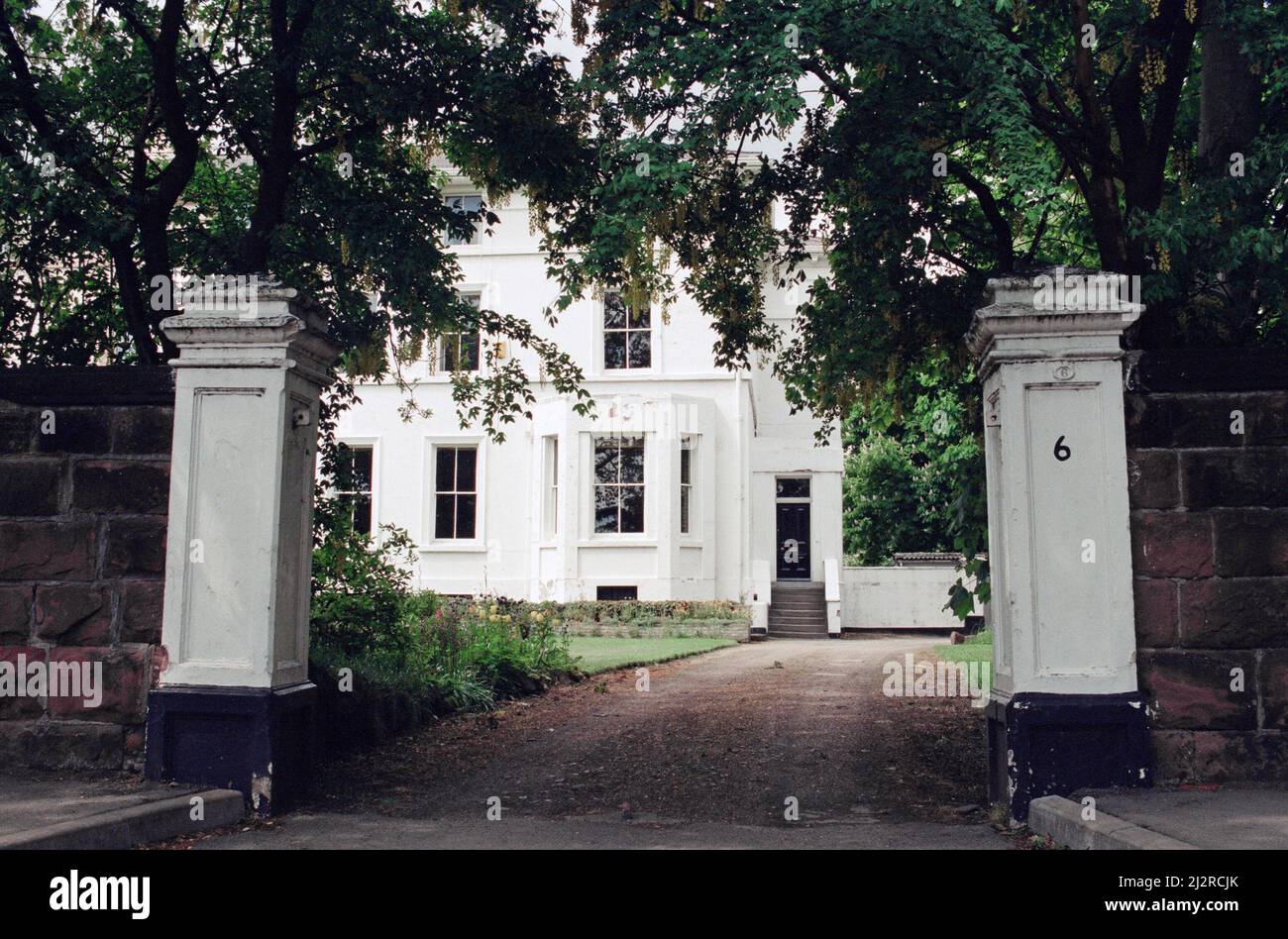Vue extérieure de Battlecrease House, la maison de James et de Florence ...