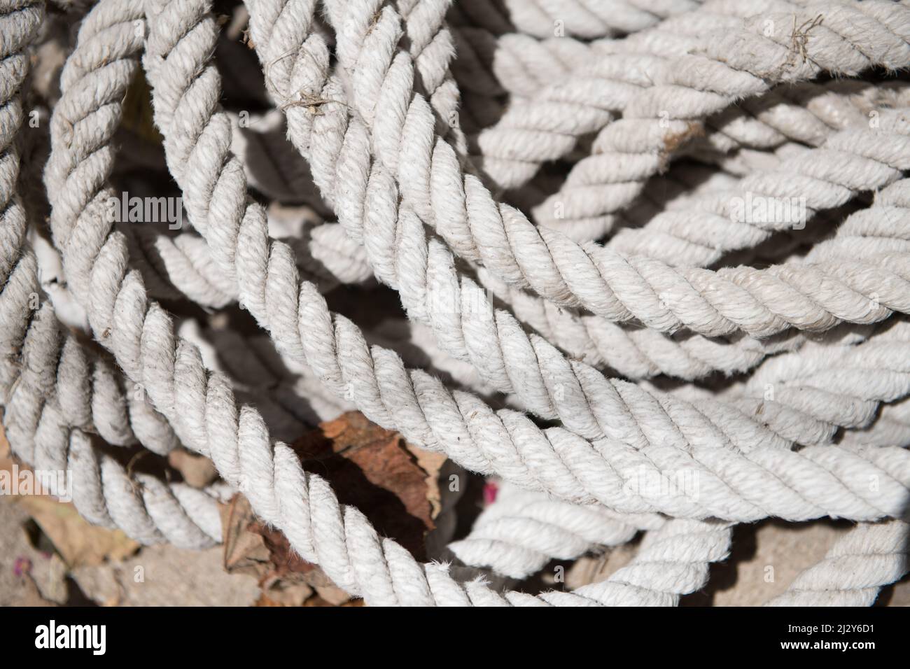 Corde yacht corde pendre tenir marine marine Banque de photographies et ...
