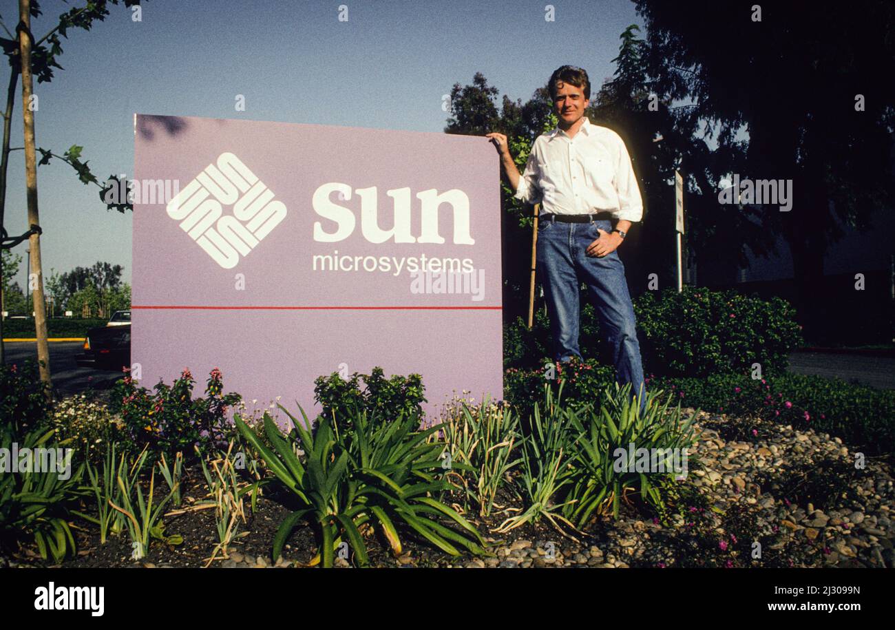 Andreas 'Andy' Bechtolsheim, co-fondateur de Sun Microsystems, au siège ...
