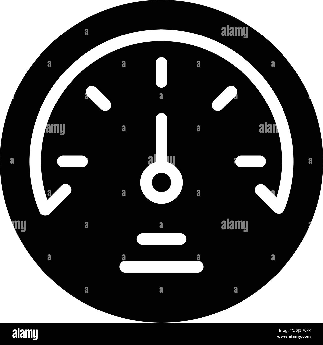 Illustration de la conception de l'icône Baromètre Vector Image ...