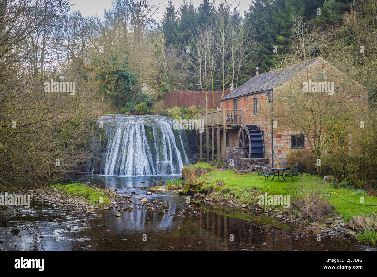 02.04.2022 Rutter Mill, Appelby, Cumbria, Royaume-Uni. Rutter Force est ...