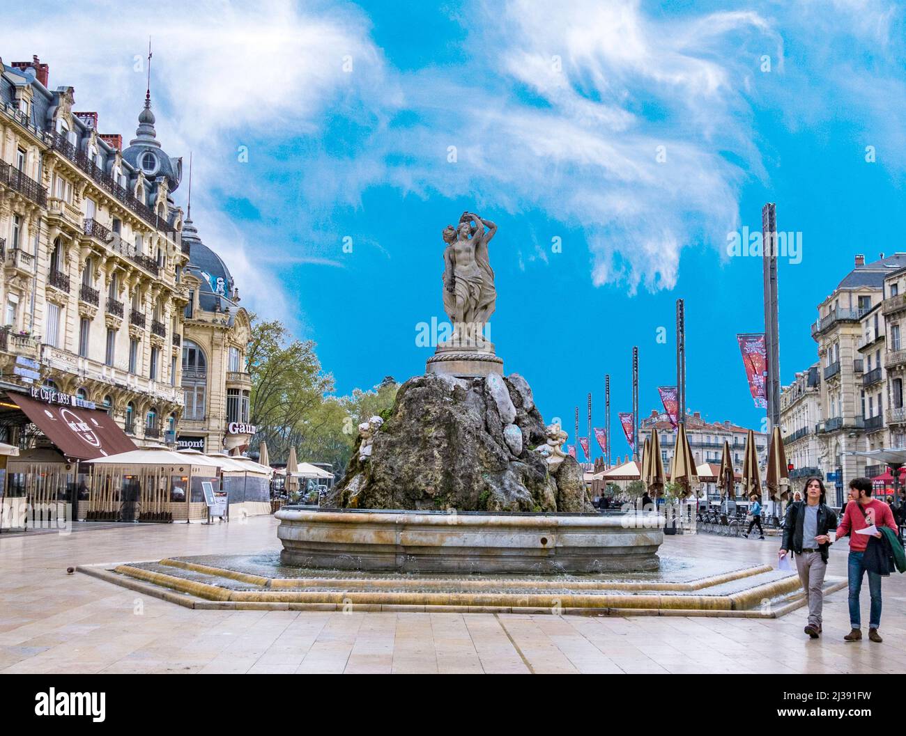 Monuments in montpellier Banque de photographies et d’images à haute ...
