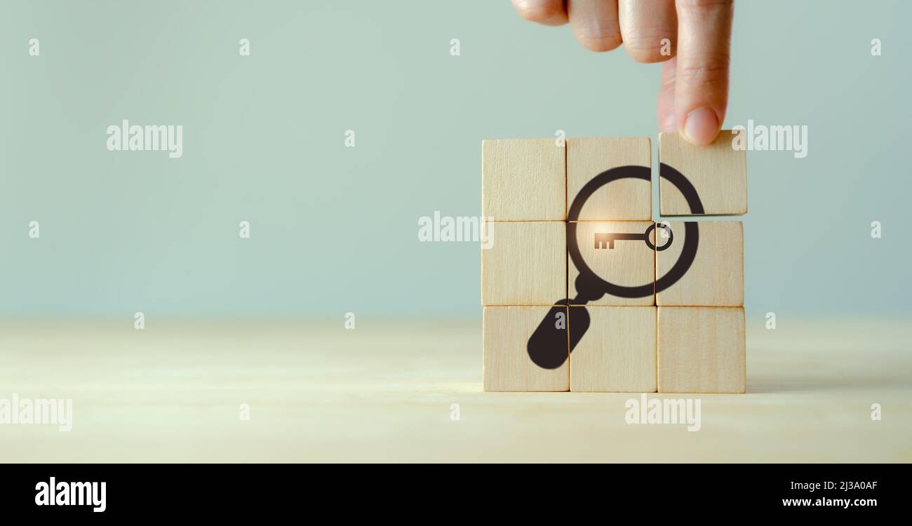 Concept de recherche de solutions. Résolution de problèmes d'entreprise ...