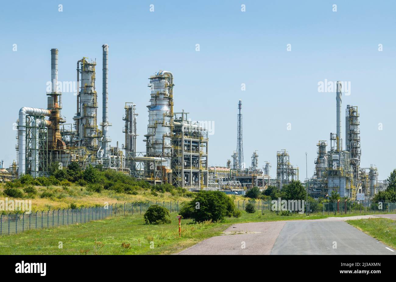 Leuna germany refinery total refinery Banque de photographies et d ...