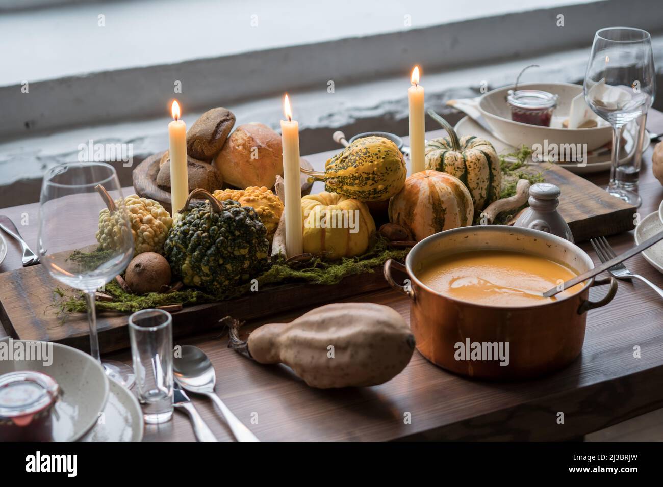 Dinner thanksgiving Banque de photographies et d’images à haute ...