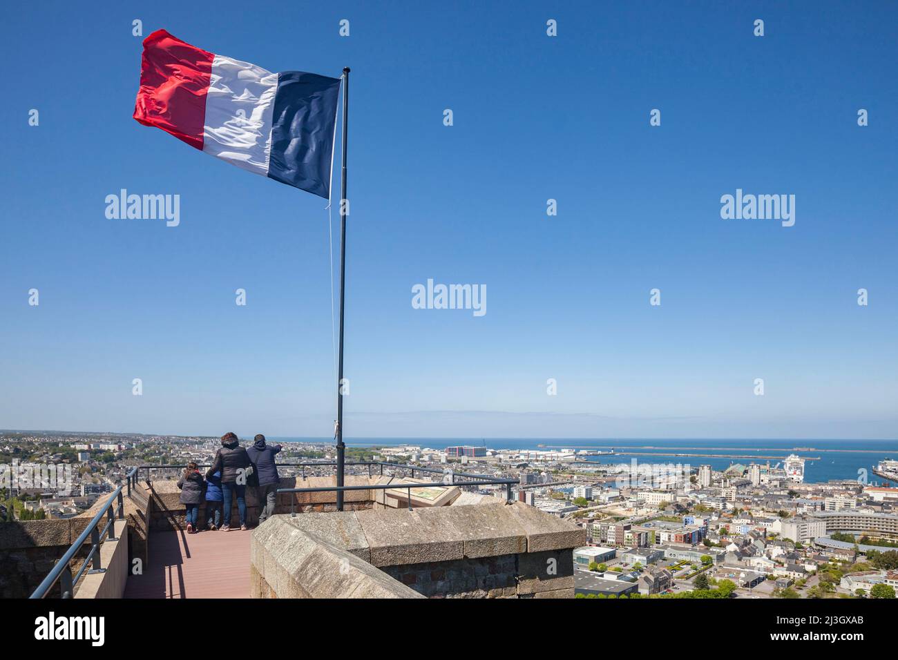 France, Manche (50), Cotentin, Cherbourg-Octeville, fort du roule ...