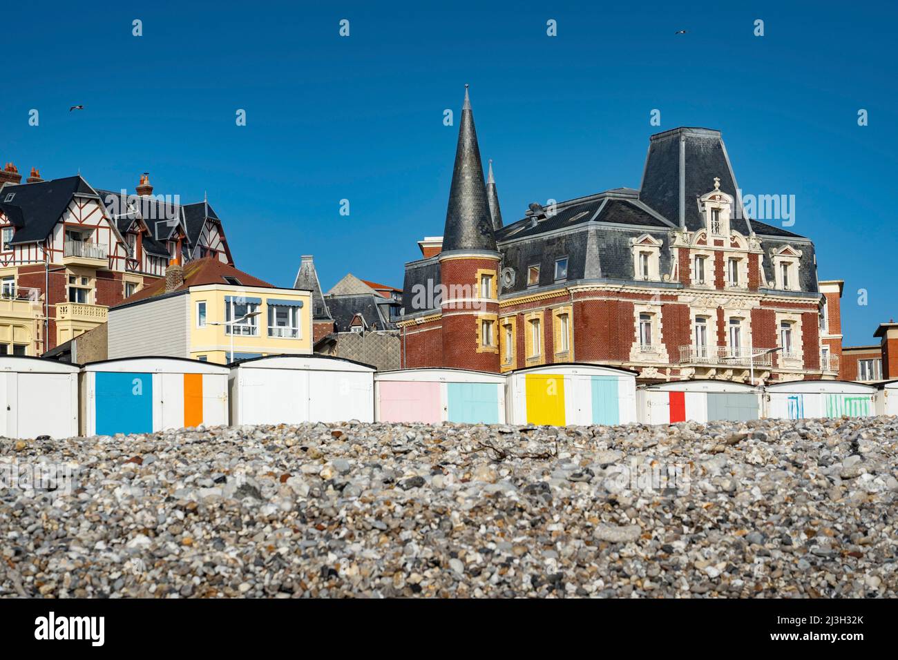 France, Seine Maritime, le Havre, la plage, Couleurs sur la Plage ...
