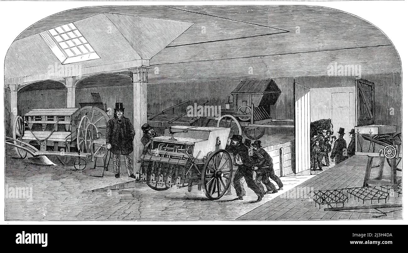 Machinerie agricole 1850 Banque de photographies et d’images à haute ...