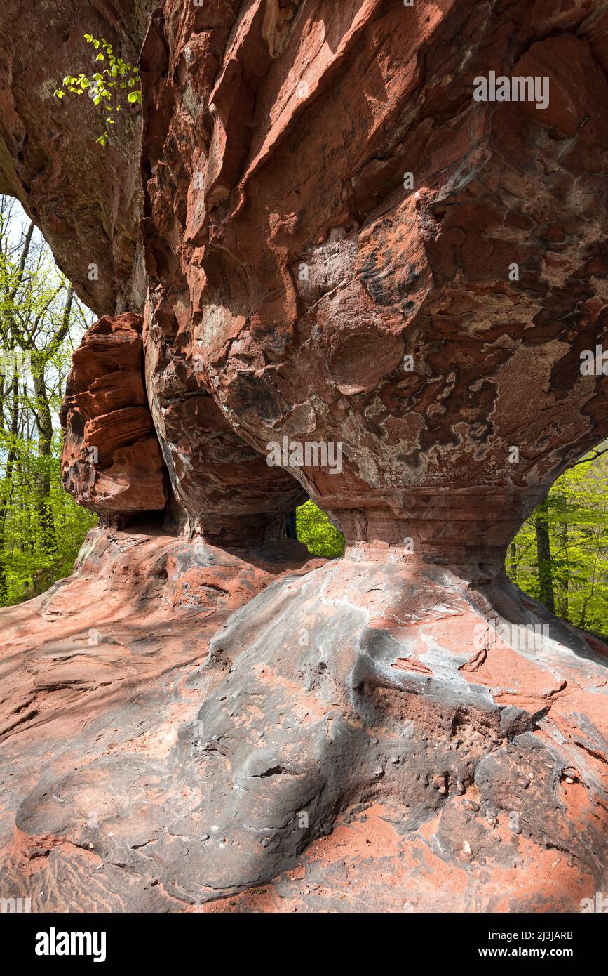Massif rocheux de grès rouge Banque de photographies et d’images à ...