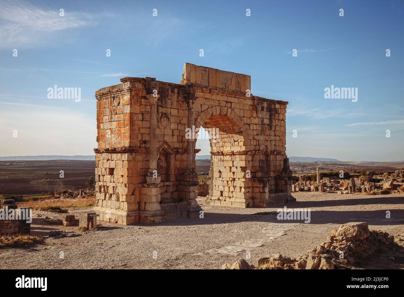 Archaeological site volubilis walili Banque de photographies et d ...