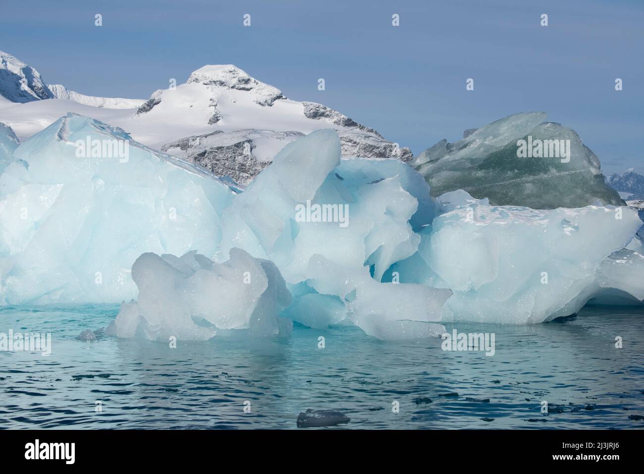 Antarctique, Océan Austral, Iles Orcades du Sud, Ile Coronation, Baie d ...