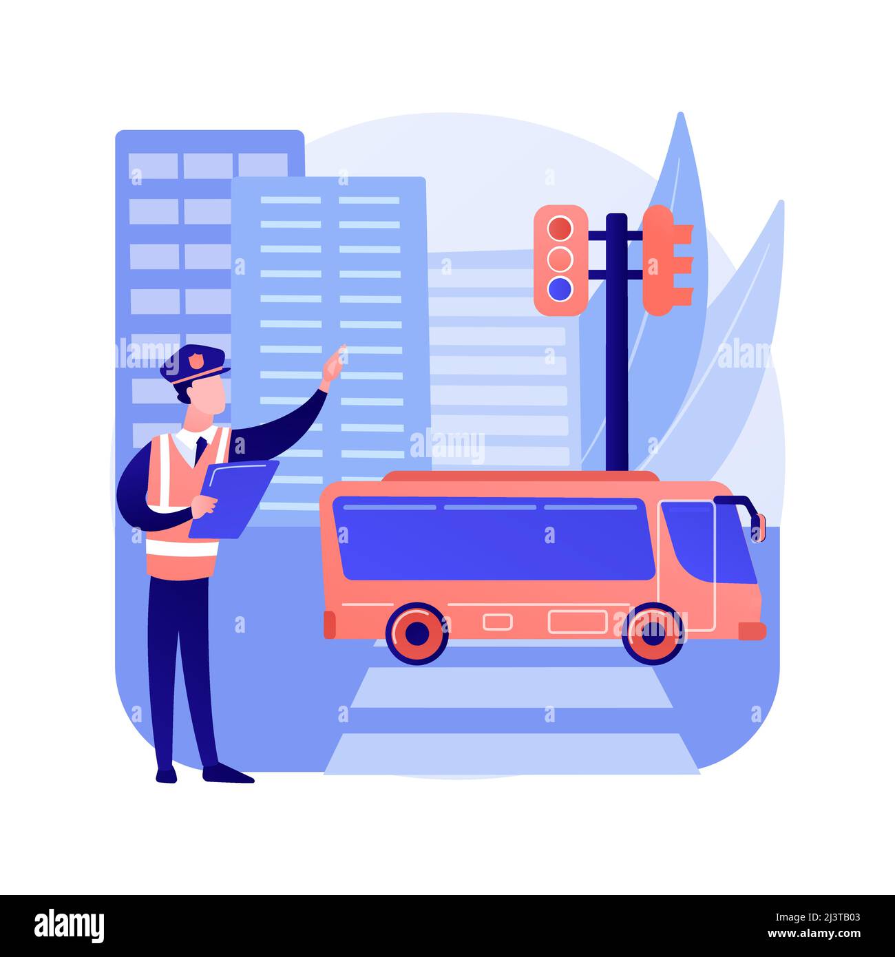 Illustration du vecteur de concept abstrait du code de la route. Code ...