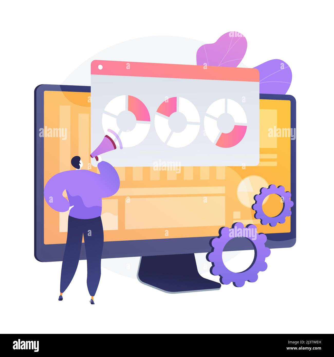 Questionnaire cartoon Banque d'images vectorielles - Alamy