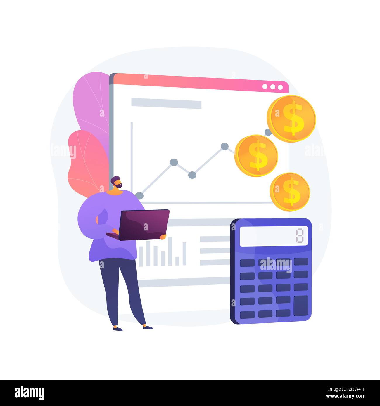Comptabilité d'entreprise, croissance des bénéfices, calcul. Analyse ...