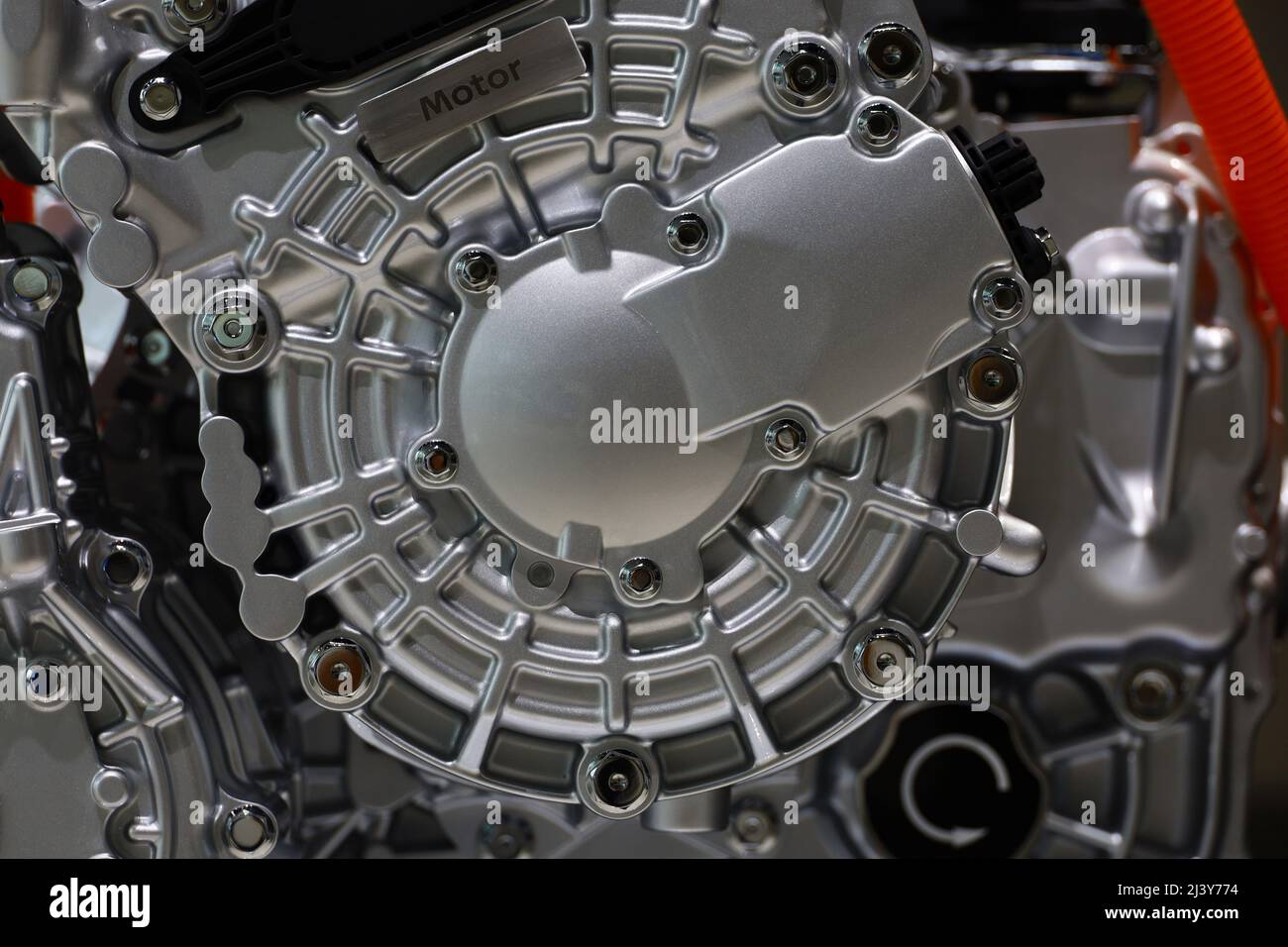 Electric car engine motor detail Banque de photographies et d’images à ...