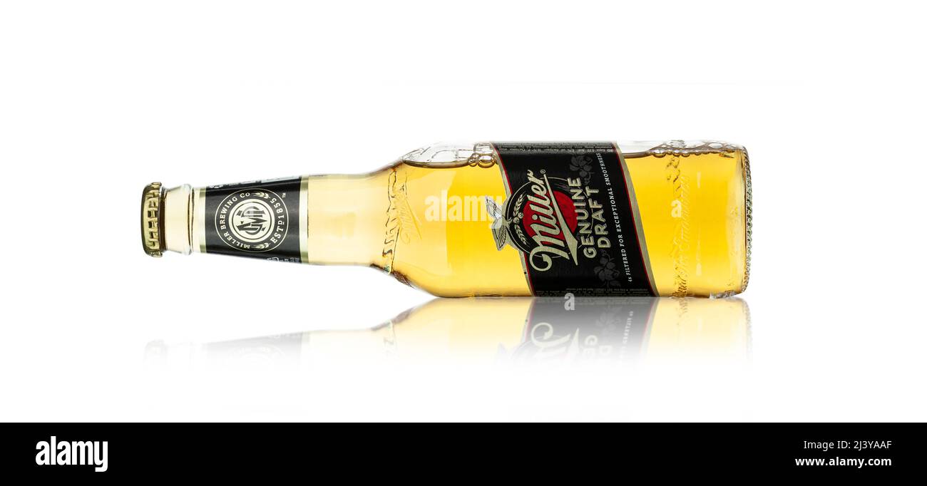 Miller genuine draft beer Banque d'images détourées - Alamy