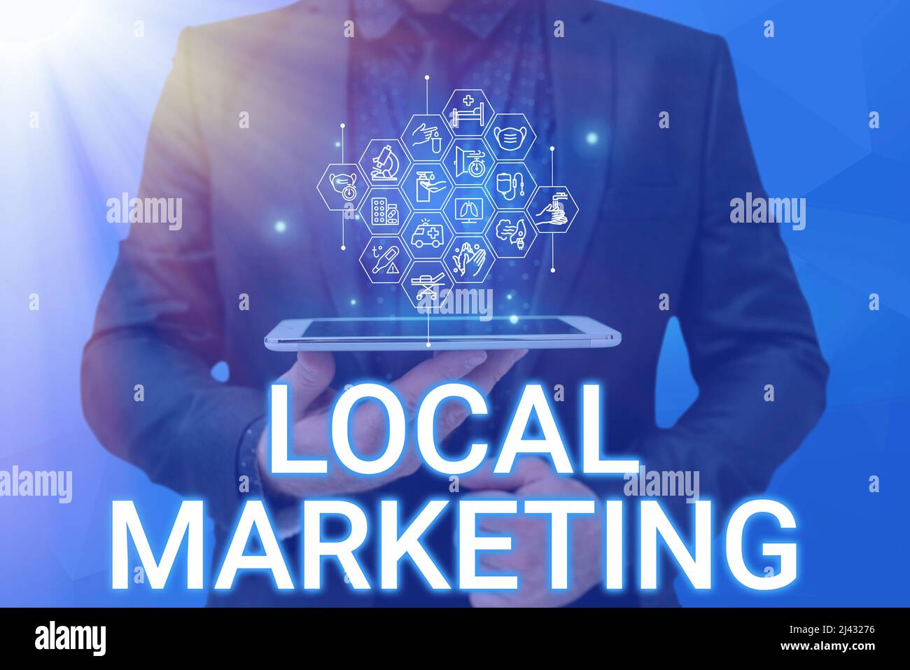 Inspiration montrant l'enseigne Marketing local. Mot pour Une ...