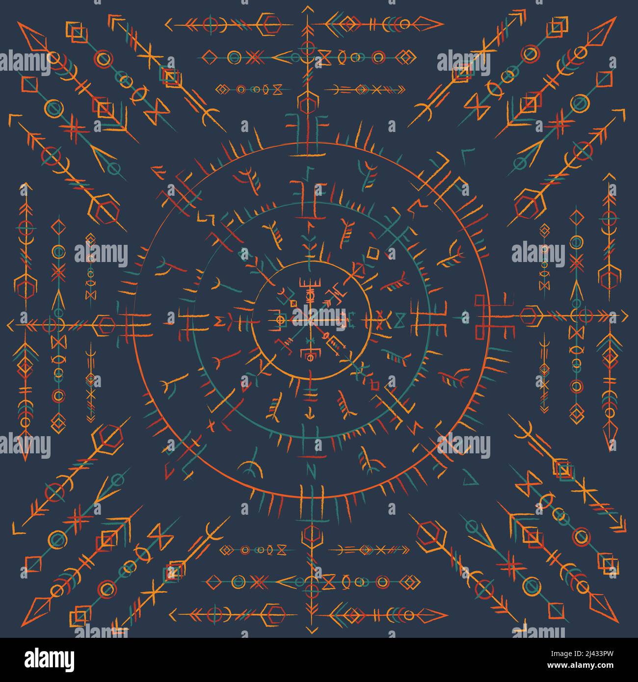 Runes alphabet Banque d'images vectorielles - Alamy