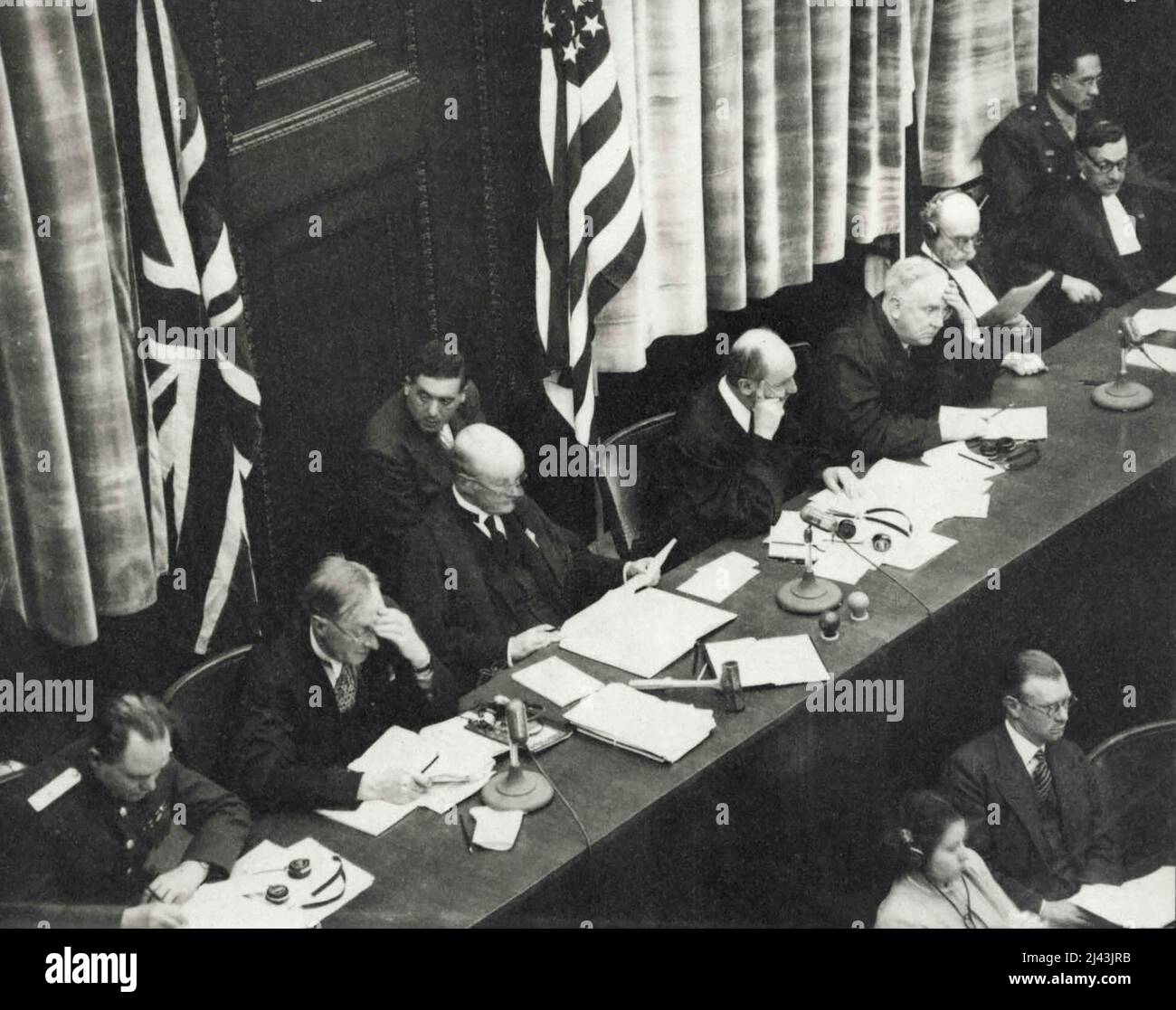 Nuremberg trials 1945 Banque de photographies et d’images à haute ...