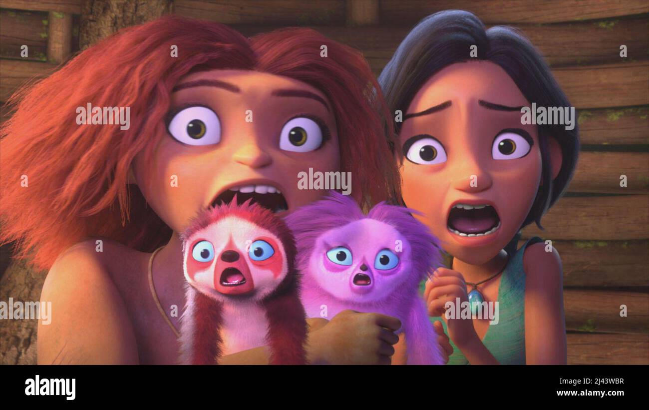 LE CROODS: ARBRE GÉNÉALOGIQUE, de gauche à droite: EEP Crood (voix ...