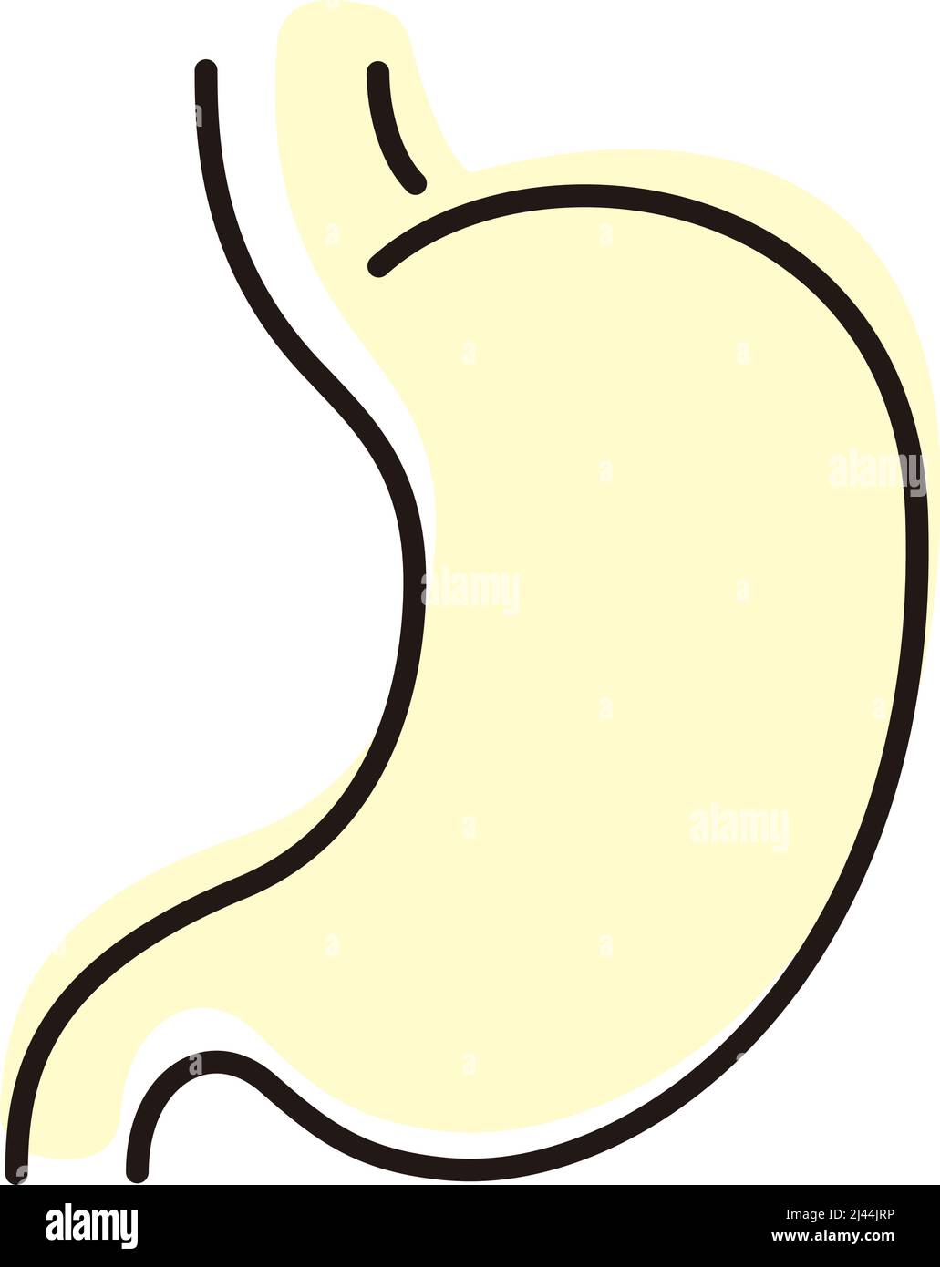 Symbole d'organe humain de l'estomac Banque de photographies et d ...