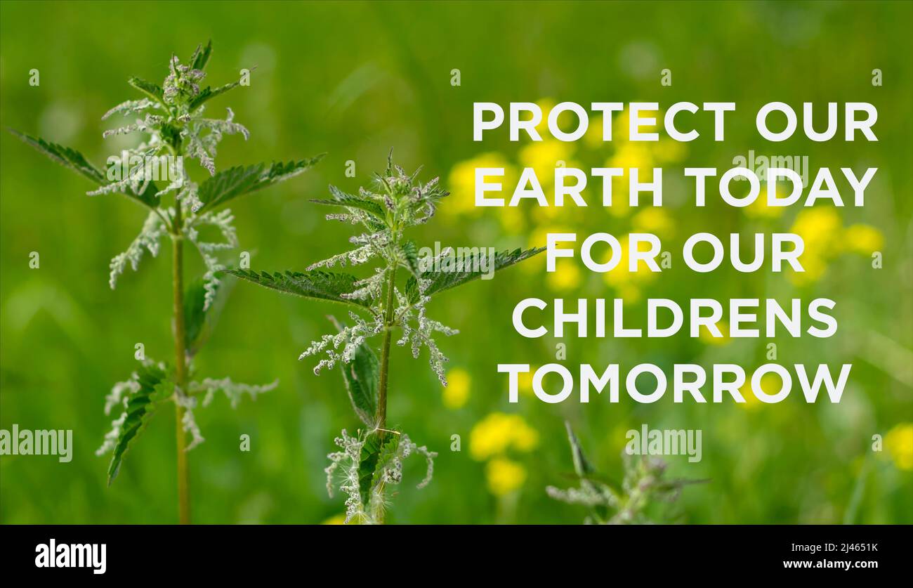 Save earth slogan Banque de photographies et d’images à haute ...