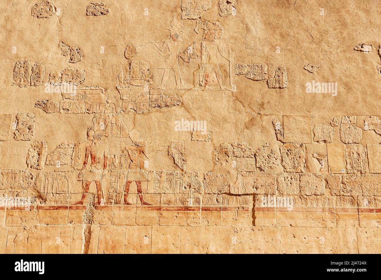 Fresque égyptienne mural Banque de photographies et d’images à haute ...